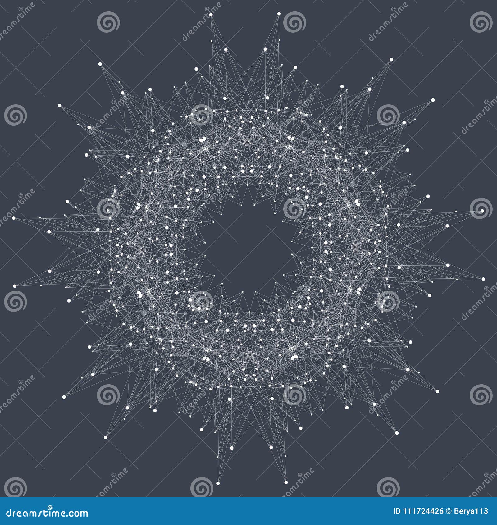 Chemistry Pattern, Dotted World Map, Connecting Lines And Dots ...