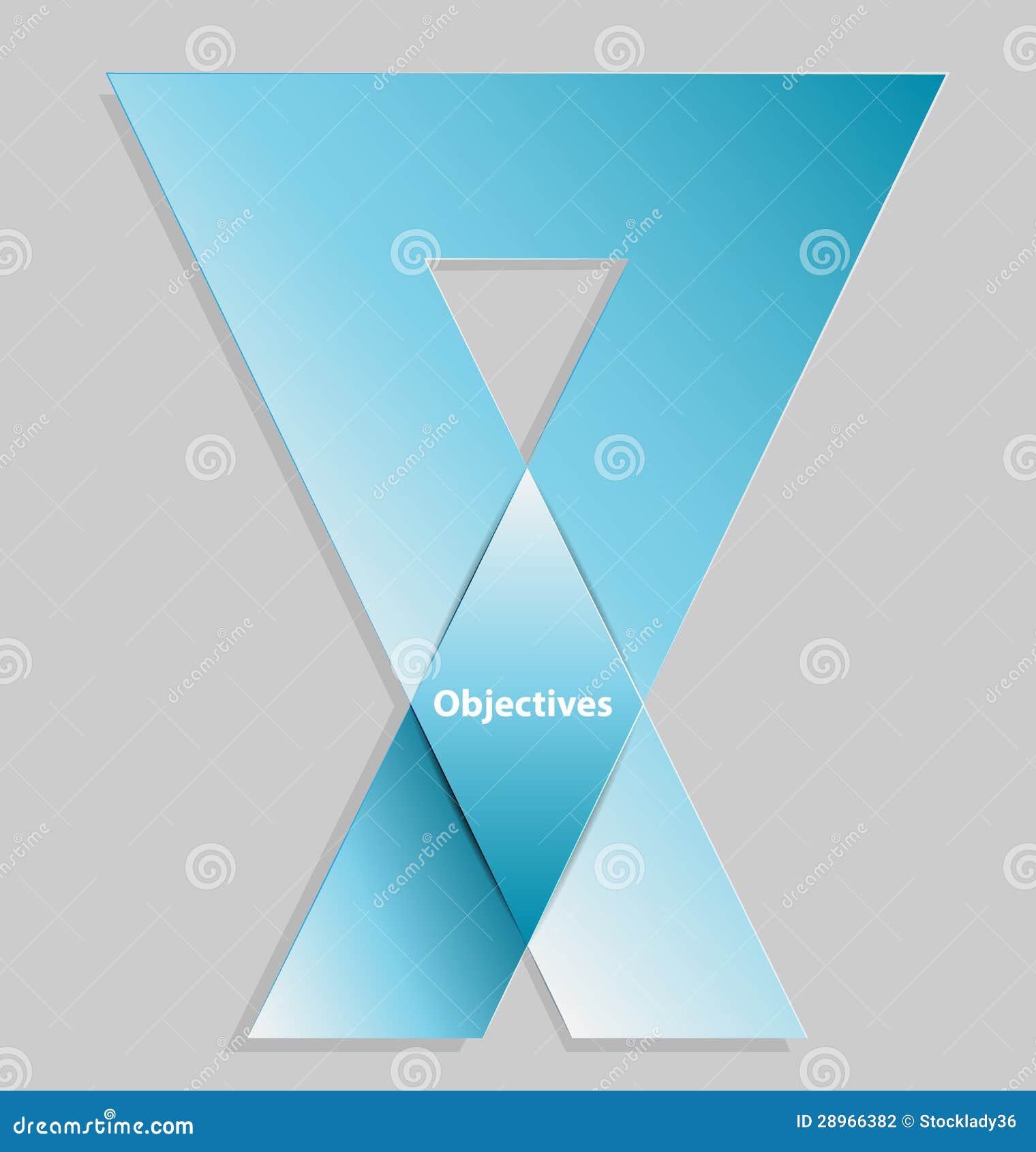 Scientific Report Presentation Template with Objectives Box Stock ...