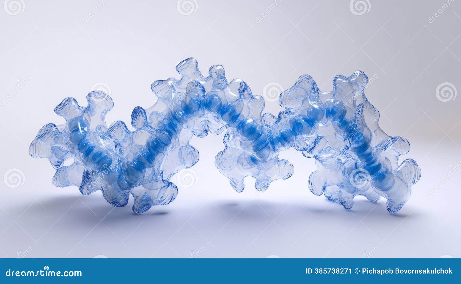 Scientific Representation Of A2 Beta Casein Protein Structure Model ...