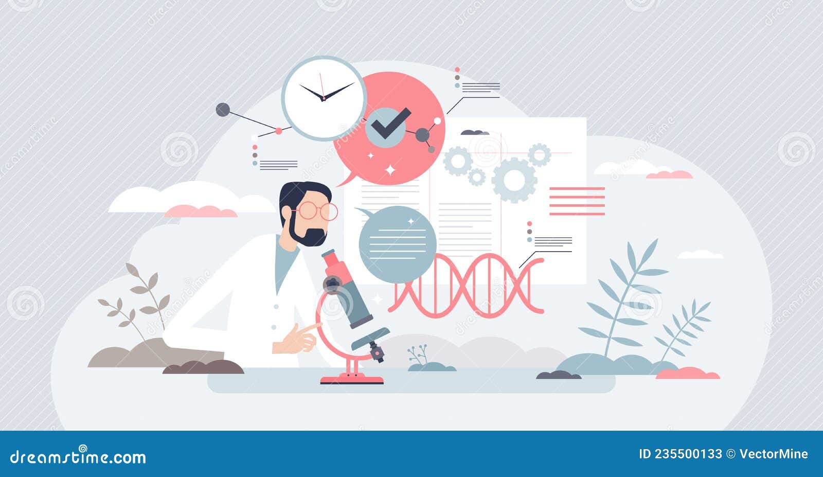 Scientific Research Symbol Icons. Infographic Vector Design ...
