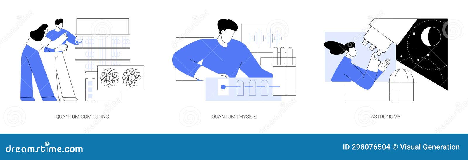 Scientific Research Isolated Cartoon Vector Illustrations Se Stock ...