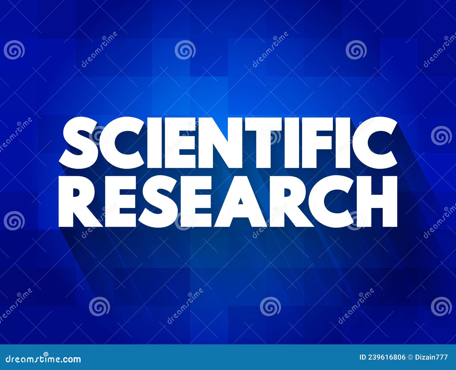 Scientific Research Text Quote, Concept Background Stock Illustration ...