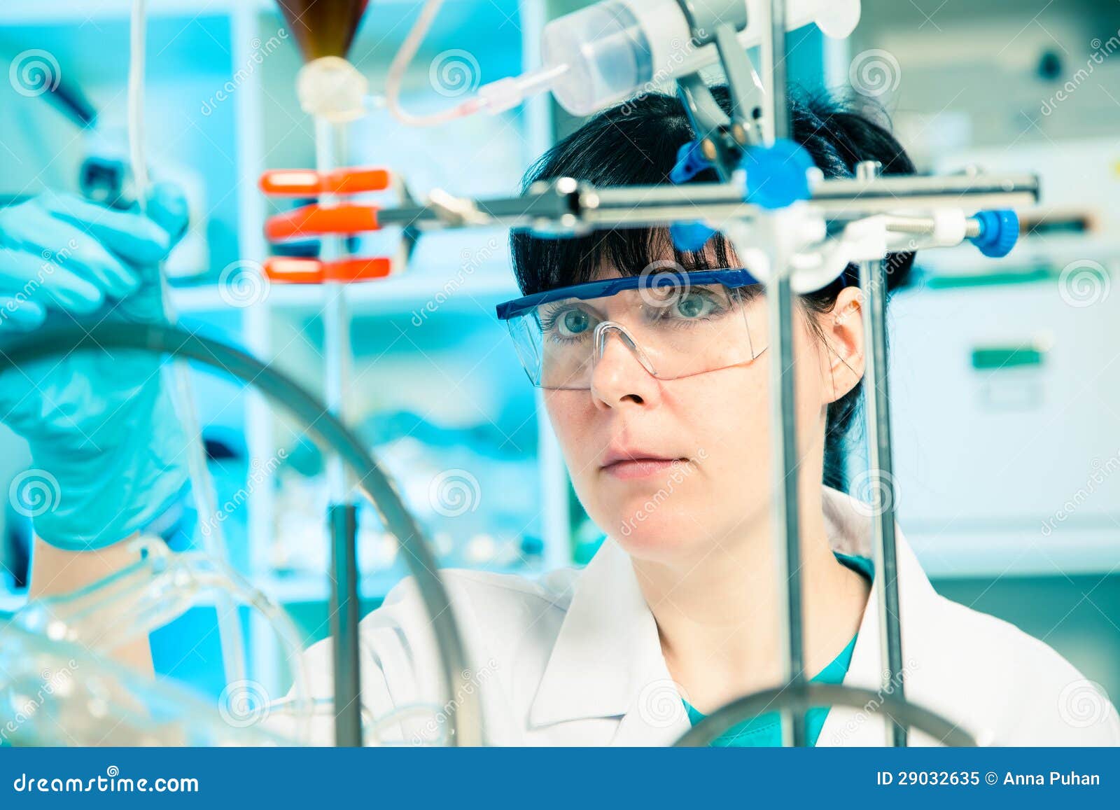 Scientific Researcher in a Lab Stock Image - Image of healthy ...