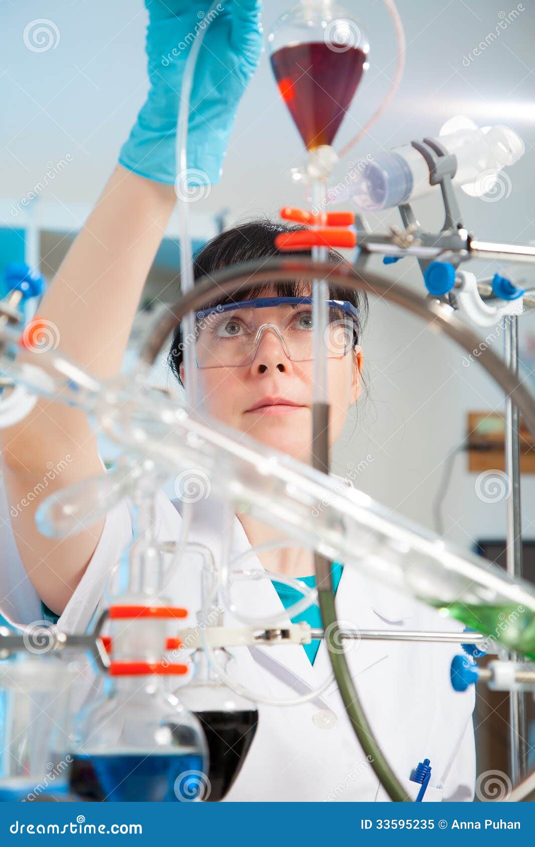 Scientific Researcher in a Lab Stock Image - Image of healthy ...