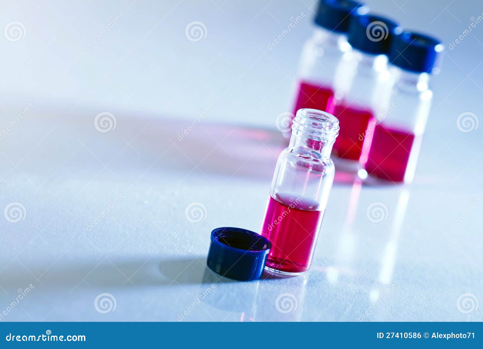 Scientific sample bottles stock photo. Image of flask - 27410586
