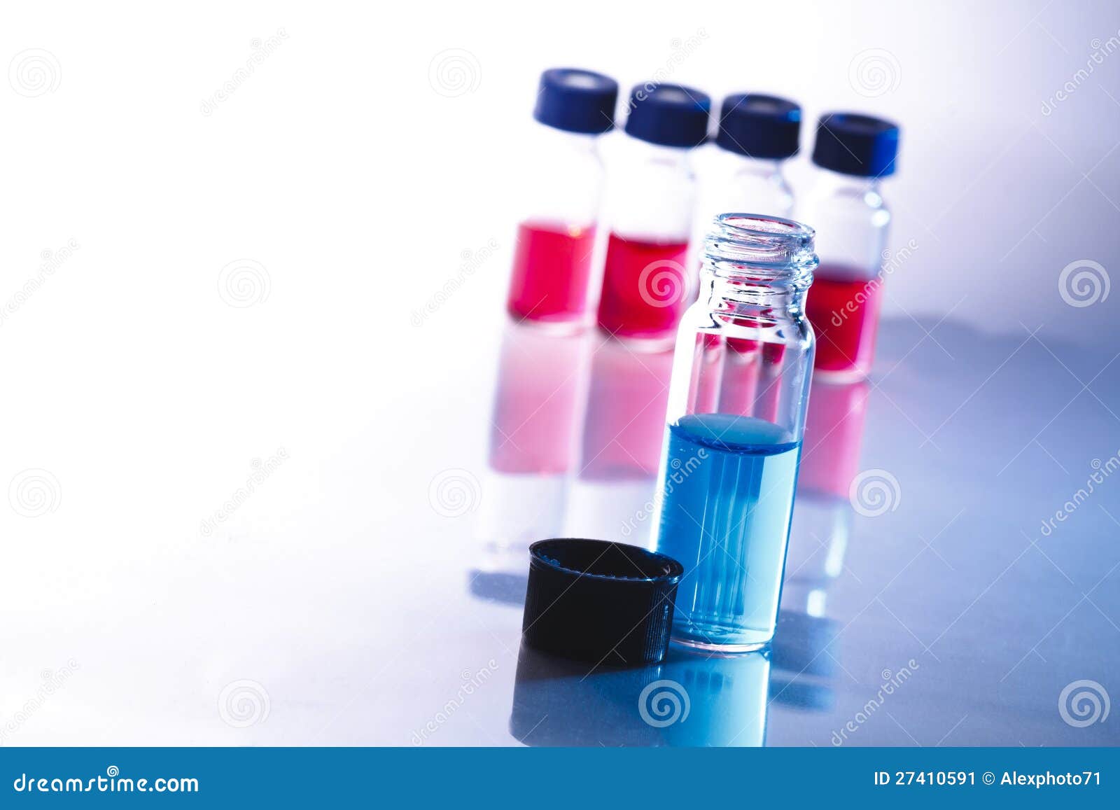 Scientific sample bottles stock image. Image of color - 27410591