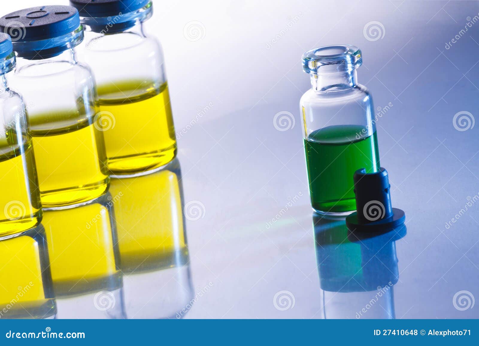 Scientific sample bottles stock photo. Image of analyze - 27410648