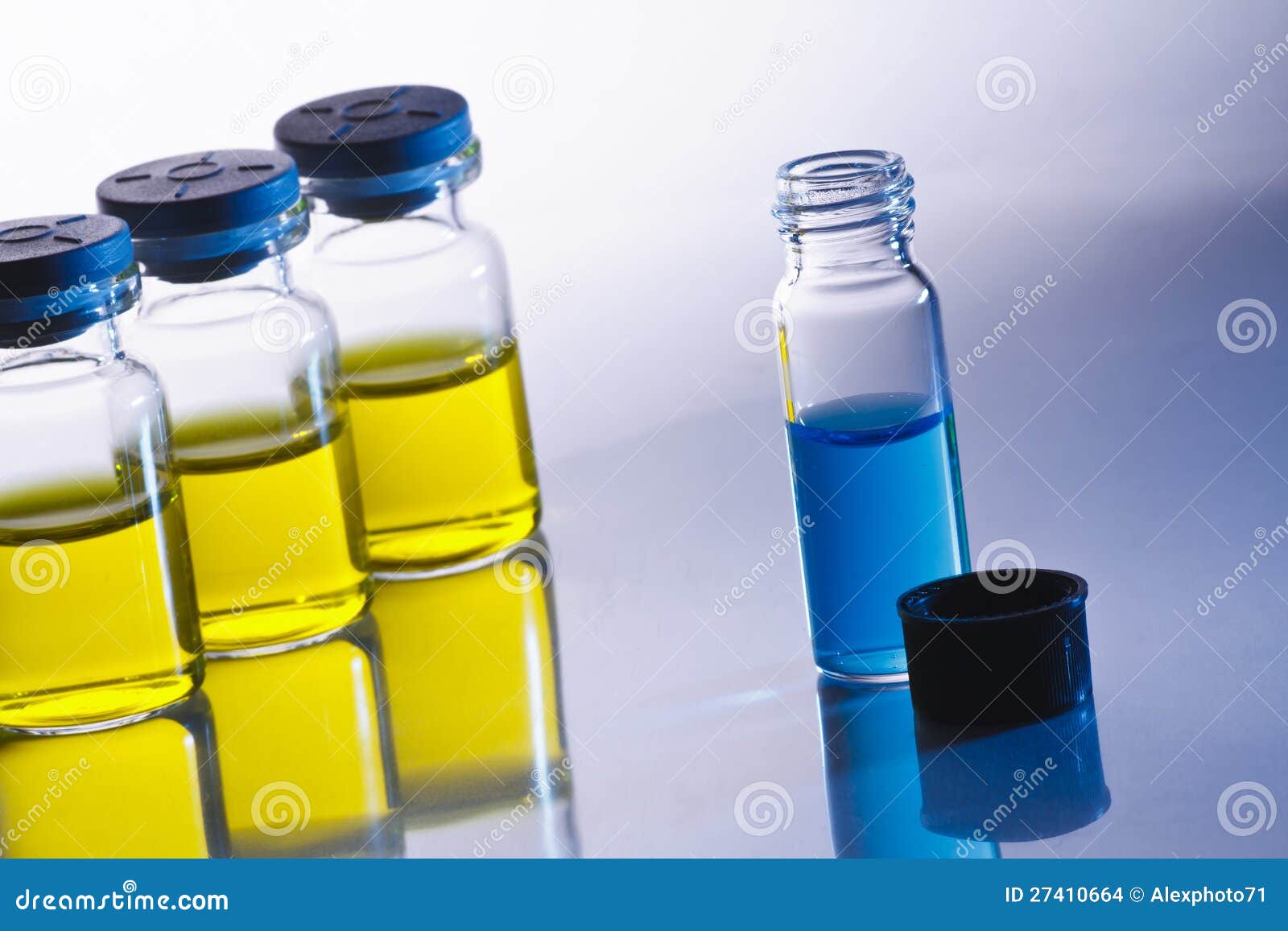 Scientific sample bottles stock photo. Image of equipment - 27410664