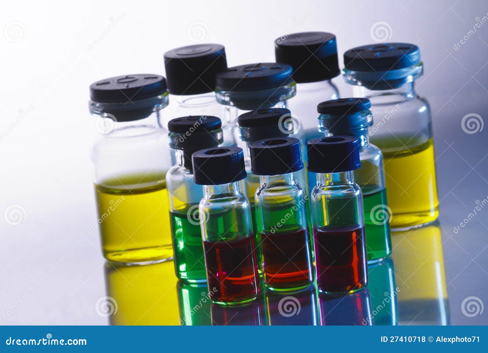 Scientific sample bottles stock photo. Image of adult - 27410718