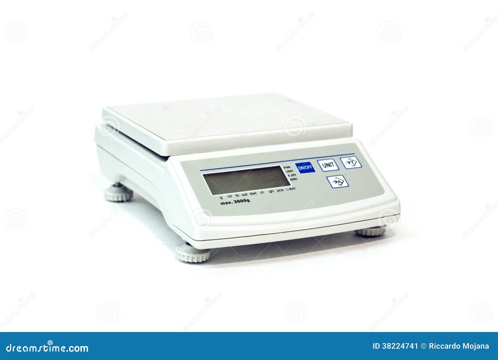 Scientific Scale Isolated on White Stock Image - Image of scale ...