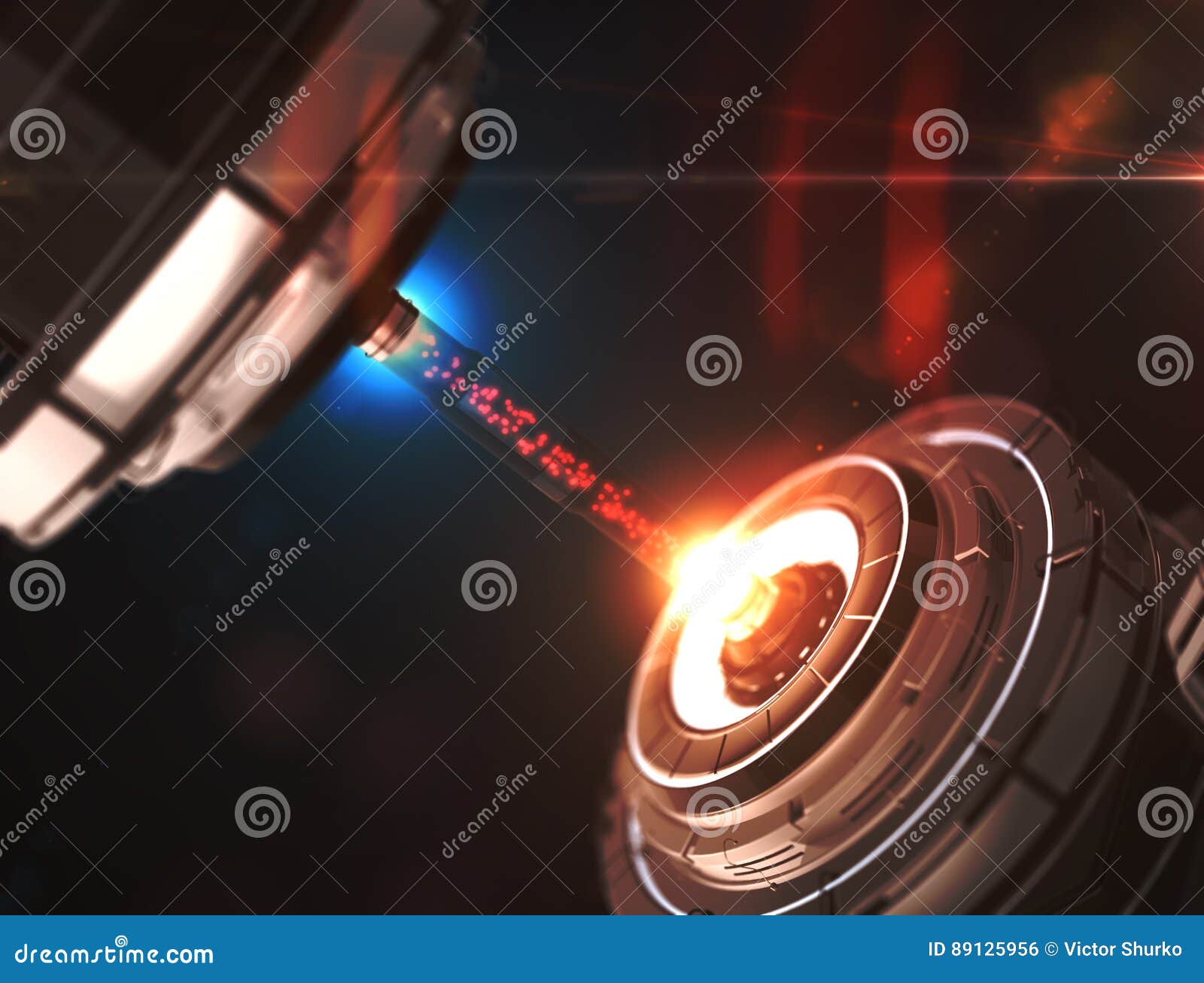 Scientific Technology of the Future Laser from Particles. 3d ...