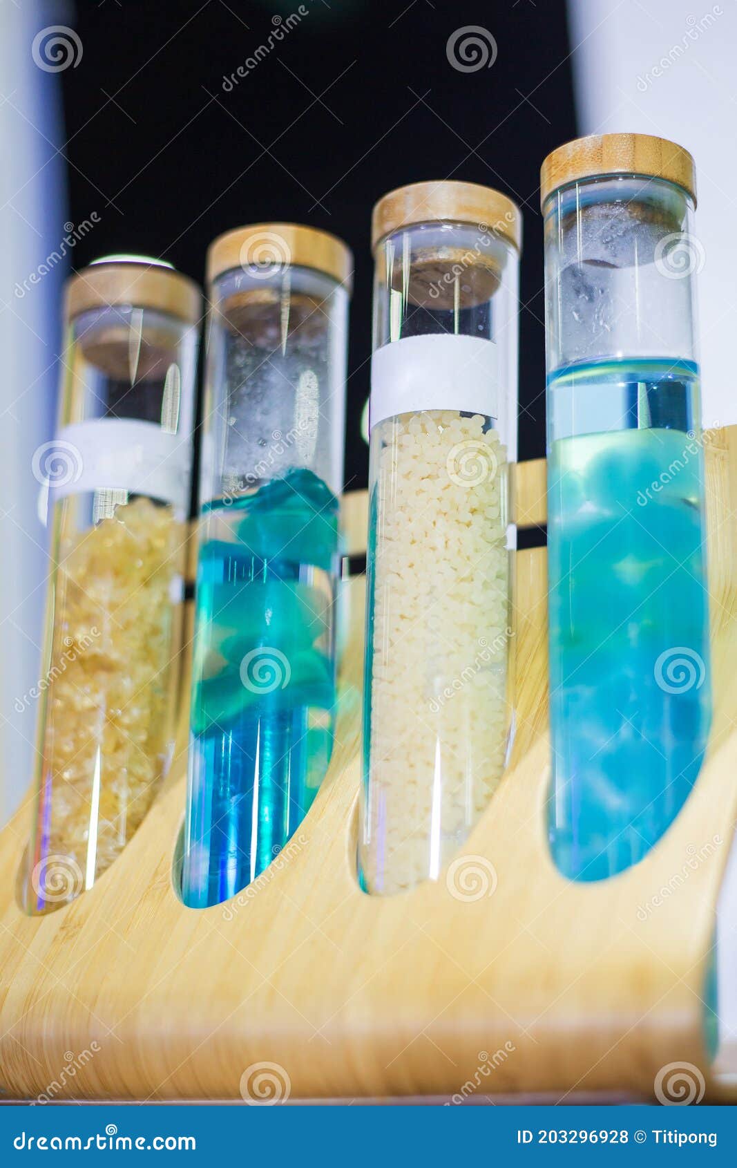 Scientific Test Tube Simulations in the Lab Stock Photo - Image of ...