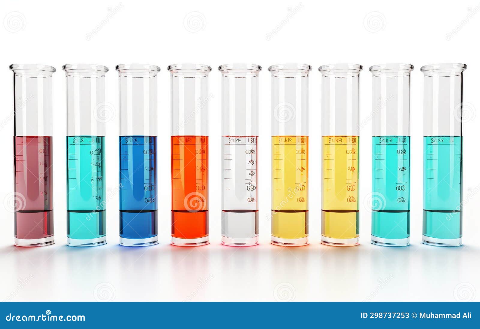 Scientific Testing on White Background Stock Image - Image of snapshot ...