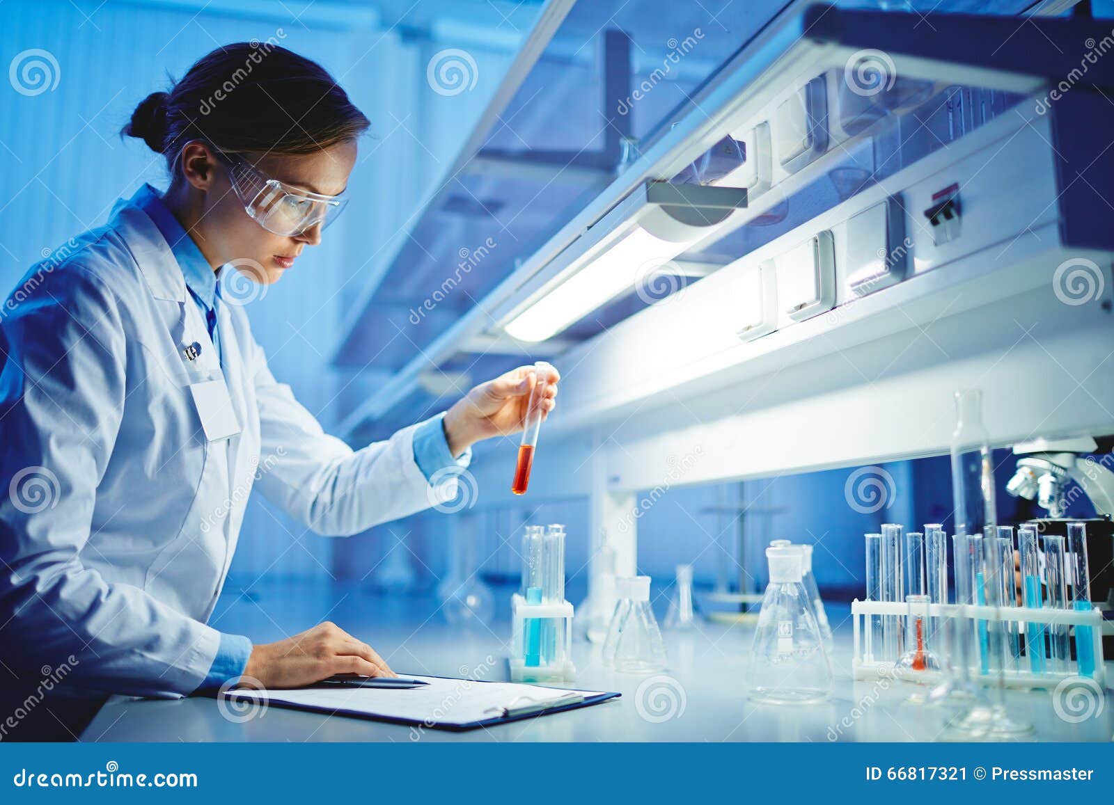 Scientific tests stock image. Image of analyzing, clinic - 66817321