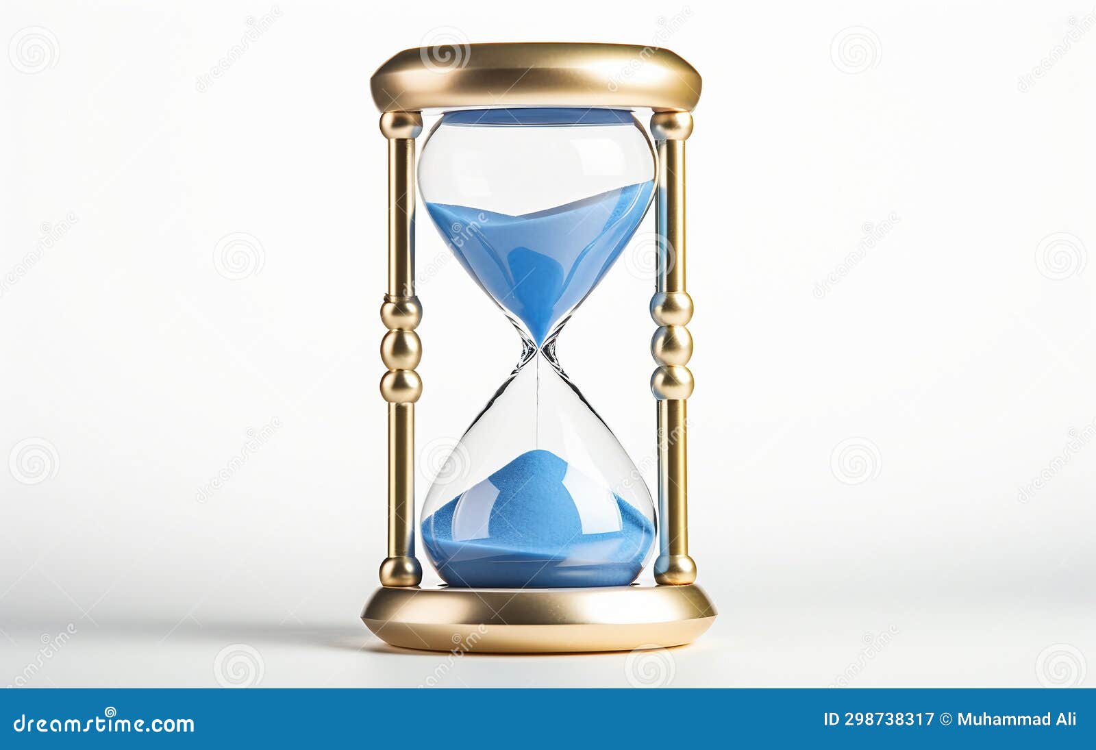 Scientific Timekeeping Tool on White Background Stock Image - Image of ...