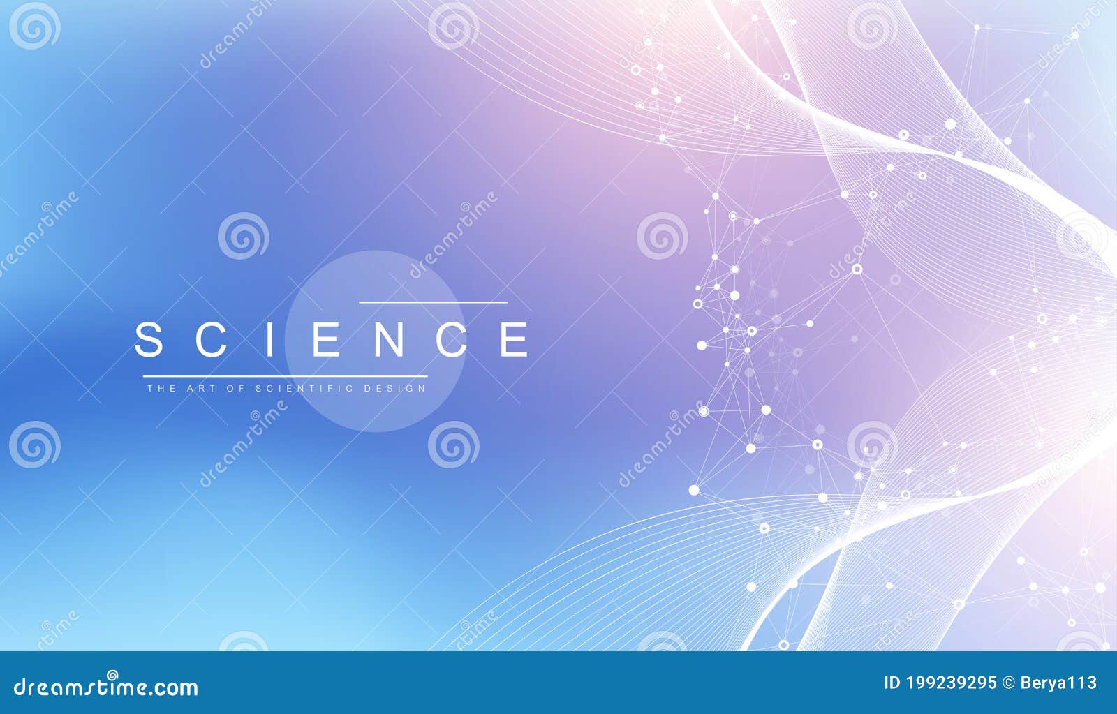 Scientific Vector Background With Chemical Elements Symbols And White ...