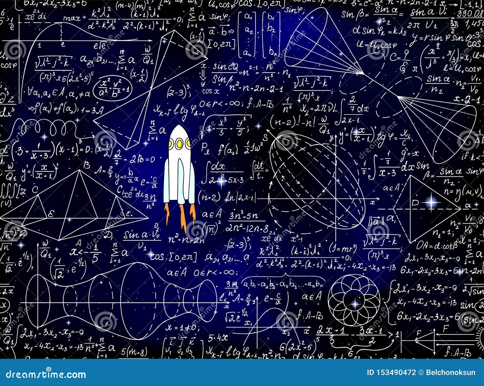 Scientific Vector Seamless Background with Handwritten Mathematical and ... Scientific Vector Seamless Background with Handwritten Mathematical and ...