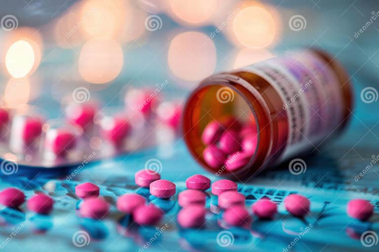 Scientific Visualization of Testosterone in Human Biology. Stock Image ...