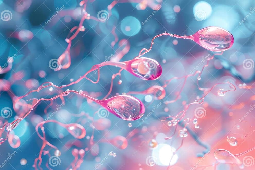 Scientific Visualization of Testosterone in Human Biology. Stock Photo ...