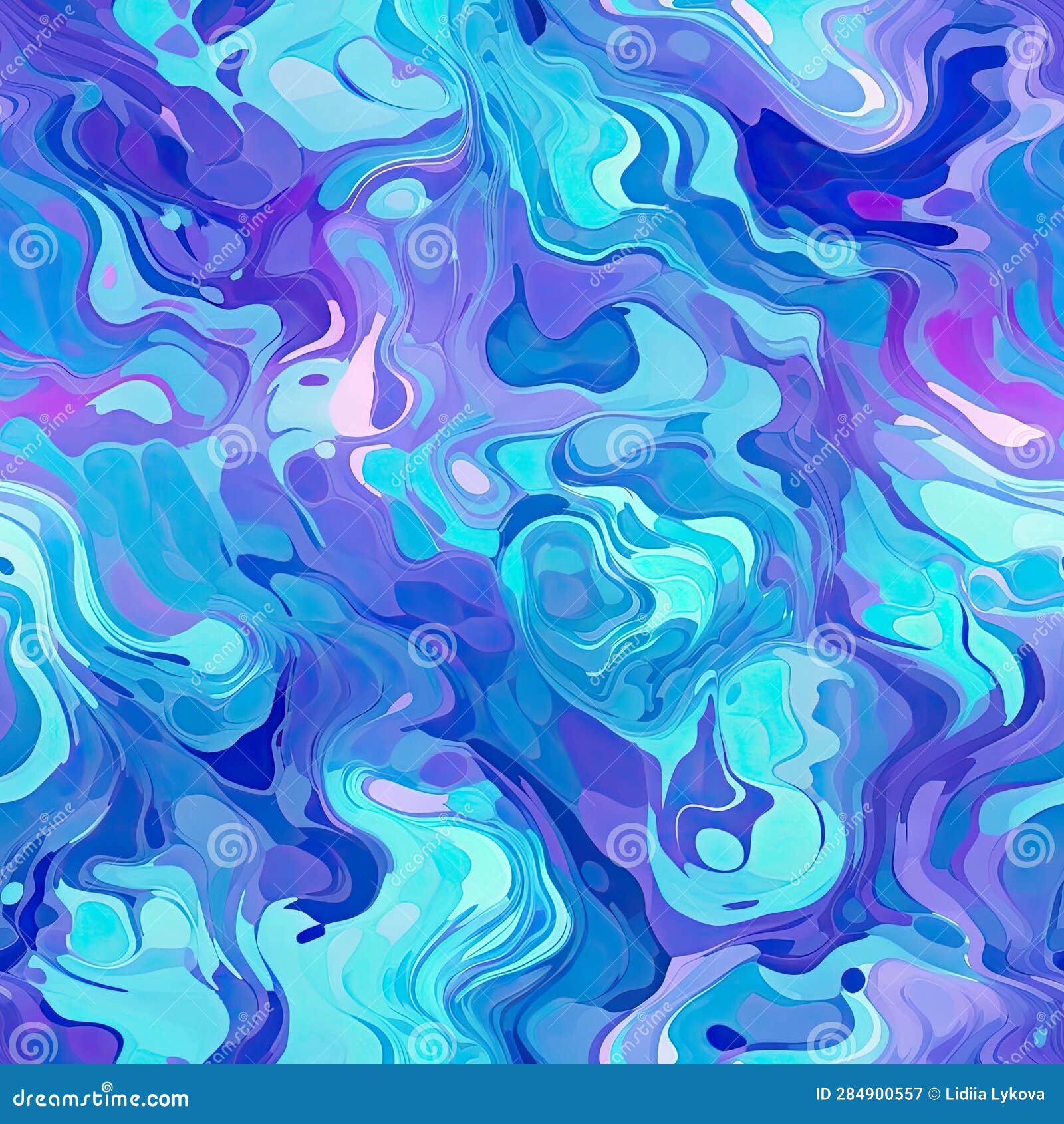 Scientific Water Seamless Pattern. Water Surface. for Banner, Postcard ...