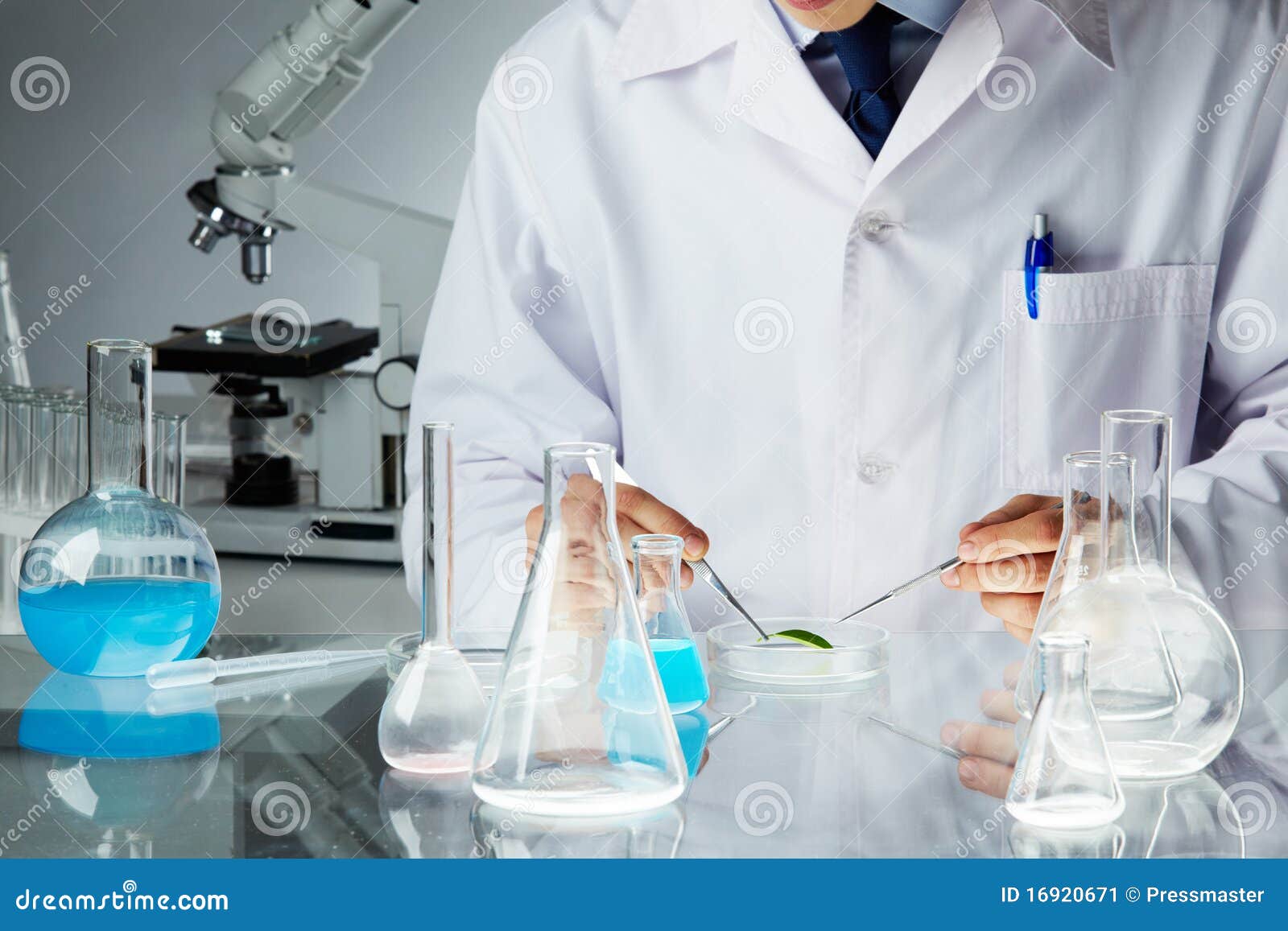 Scientific work stock image. Image of holds, bottle, investigation ...