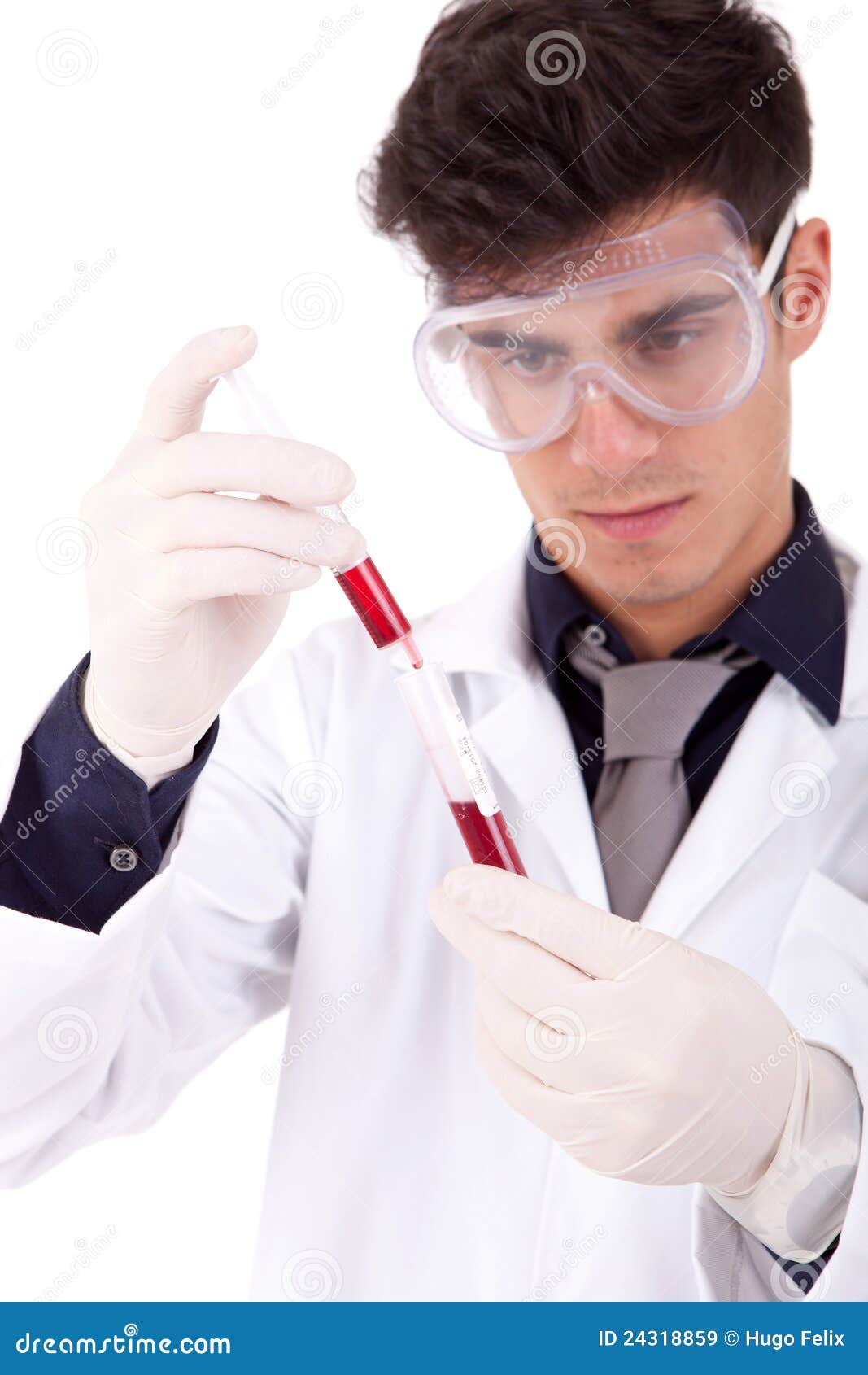 Scientist stock image. Image of exam, equipment, analysis - 24318859