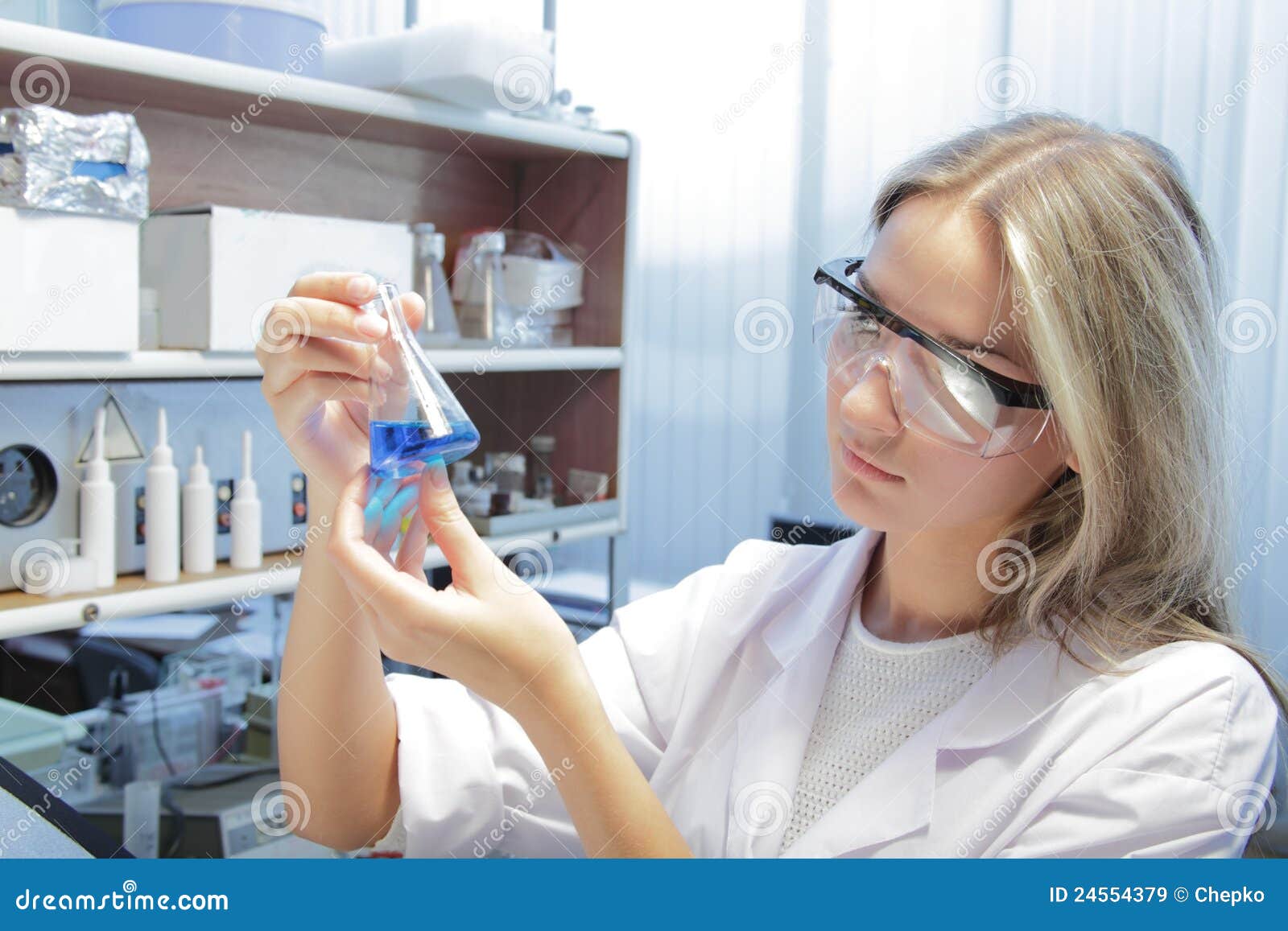 Scientist stock image. Image of females, biotechnology - 24554379