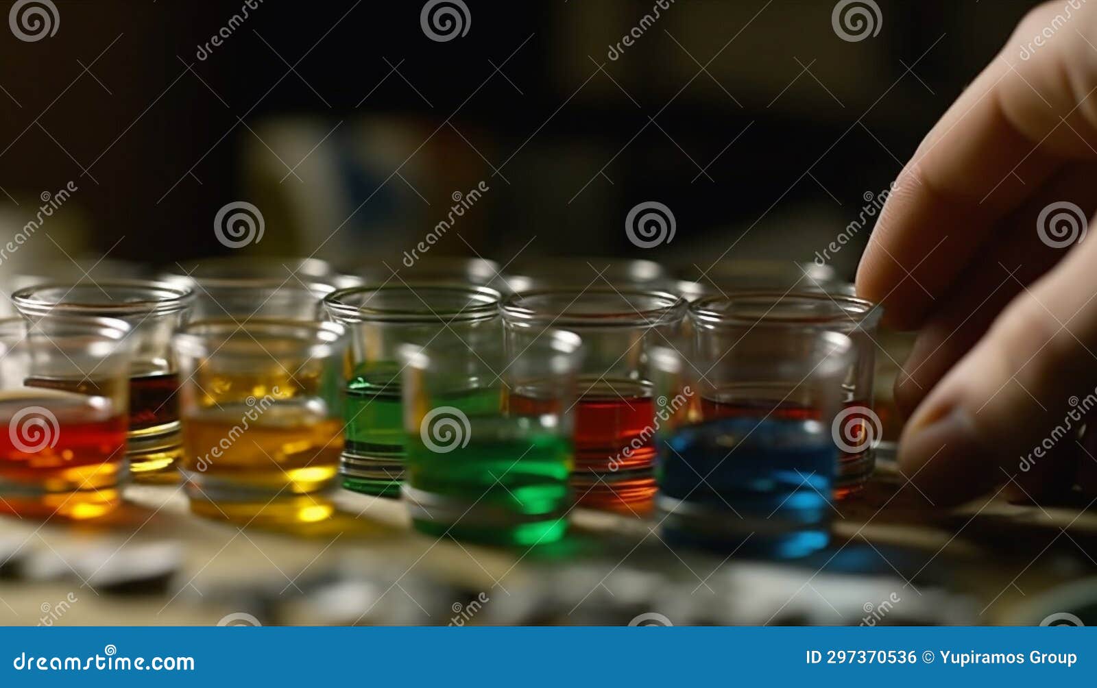 Scientist Analyzing Liquid Drop in Laboratory, Conducting Scientific ...