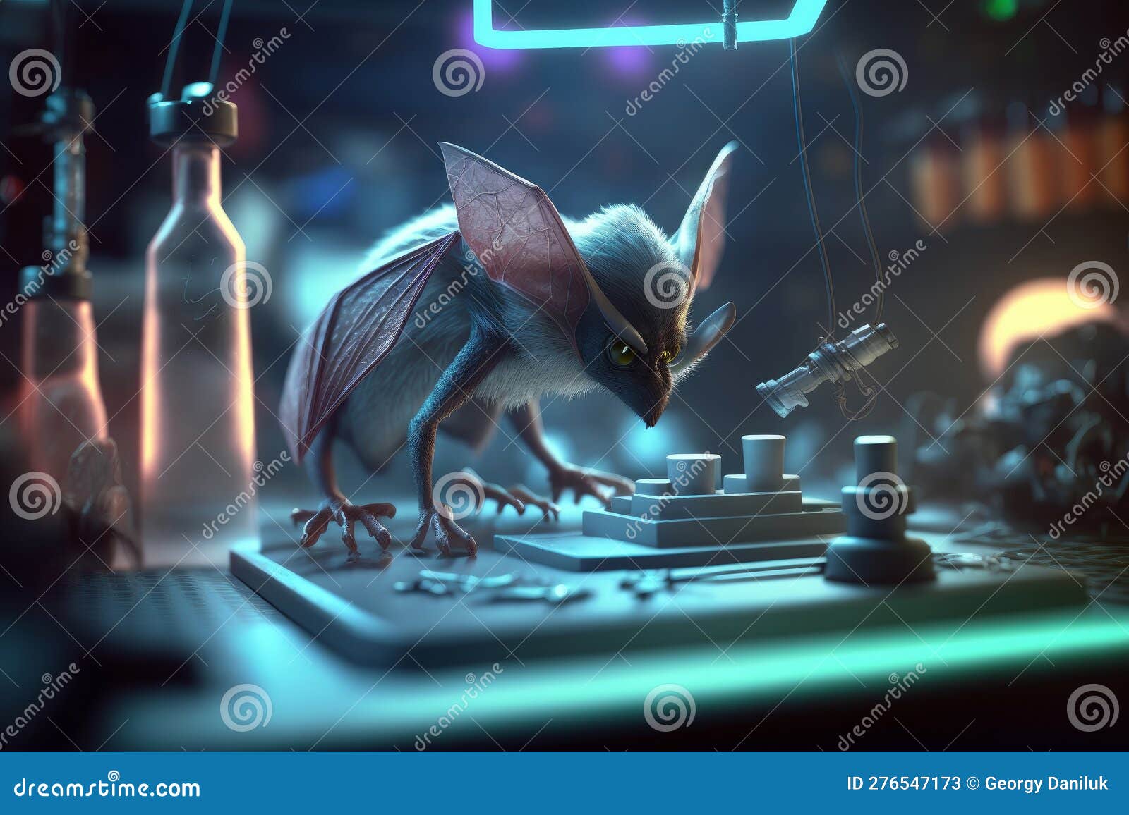 Scientist Bat Explores Biology Lab in Stunning 32k Super-Resolution ...