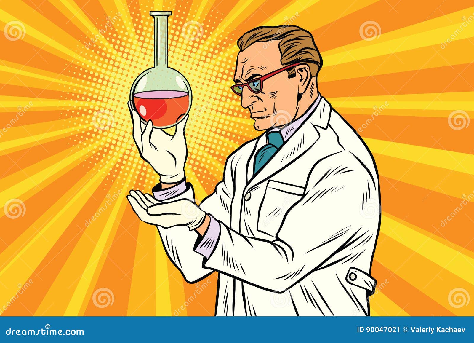 Scientist, Chemist, Pharmacologist, Beaker Occupation Isometric Icon ...