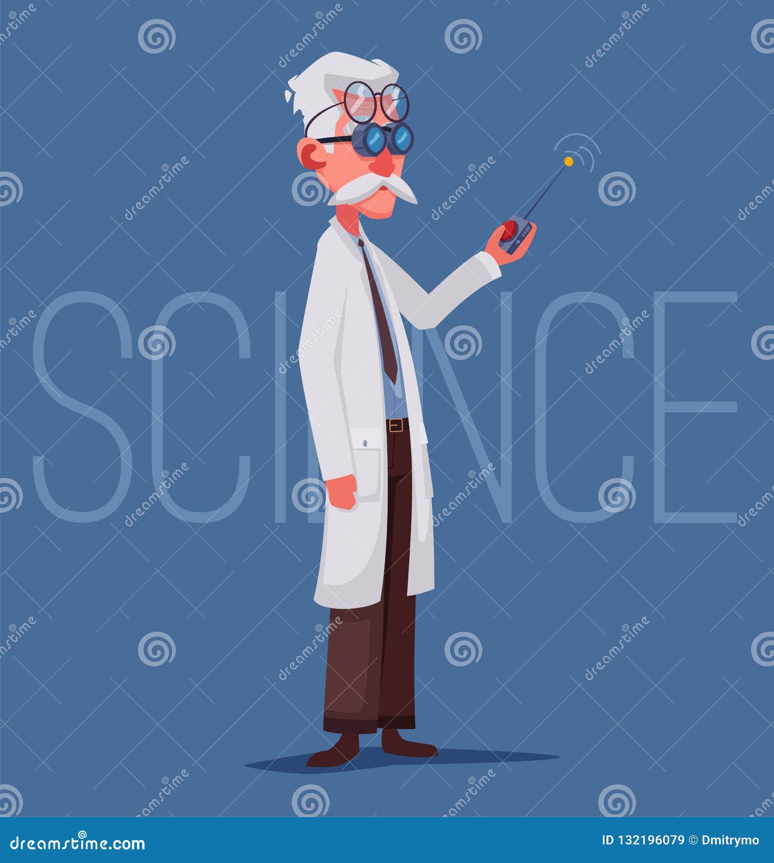 Scientist is Conducting a Scientific Experiment. Remote Controller ...