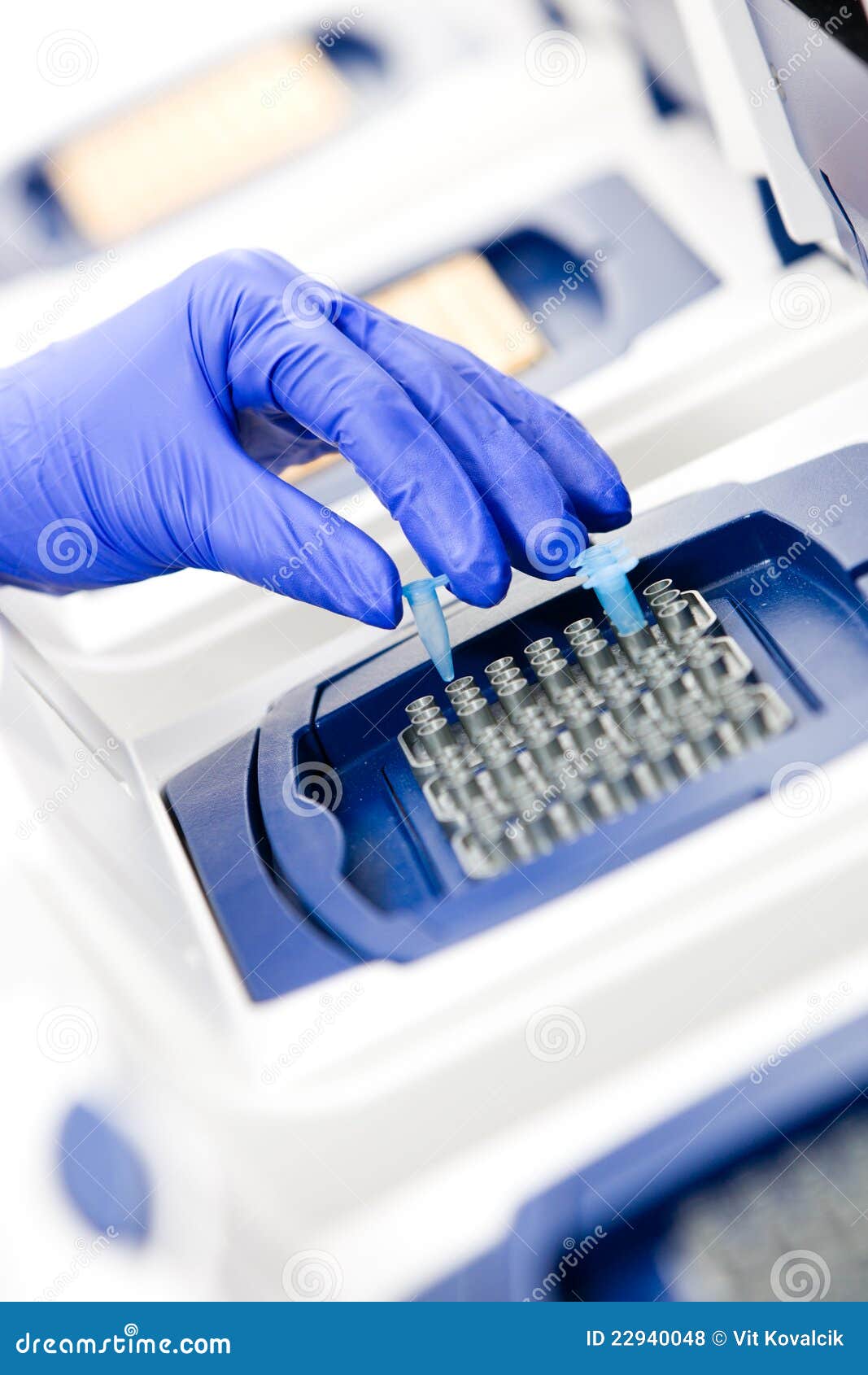 Scientist with DNA Copying, Stock Photo - Image of chemistry, chemical ...