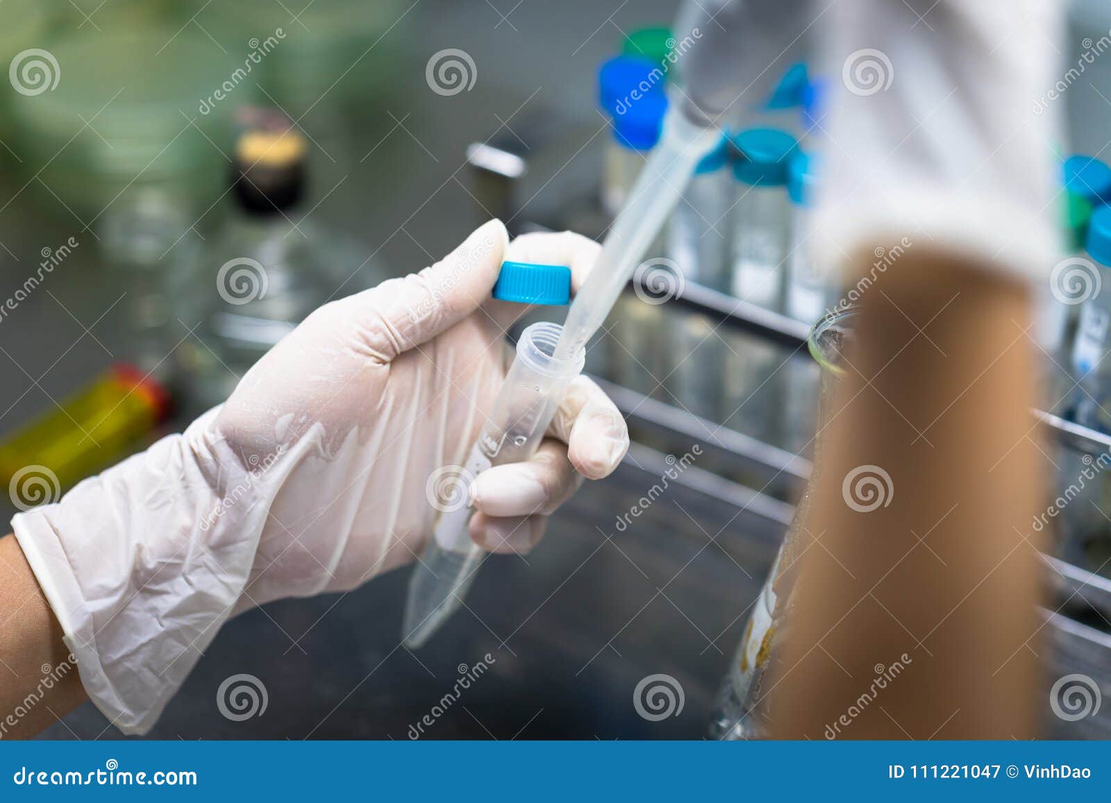 Scientist Doing Chemical Test in Laboratory Stock Image - Image of ...