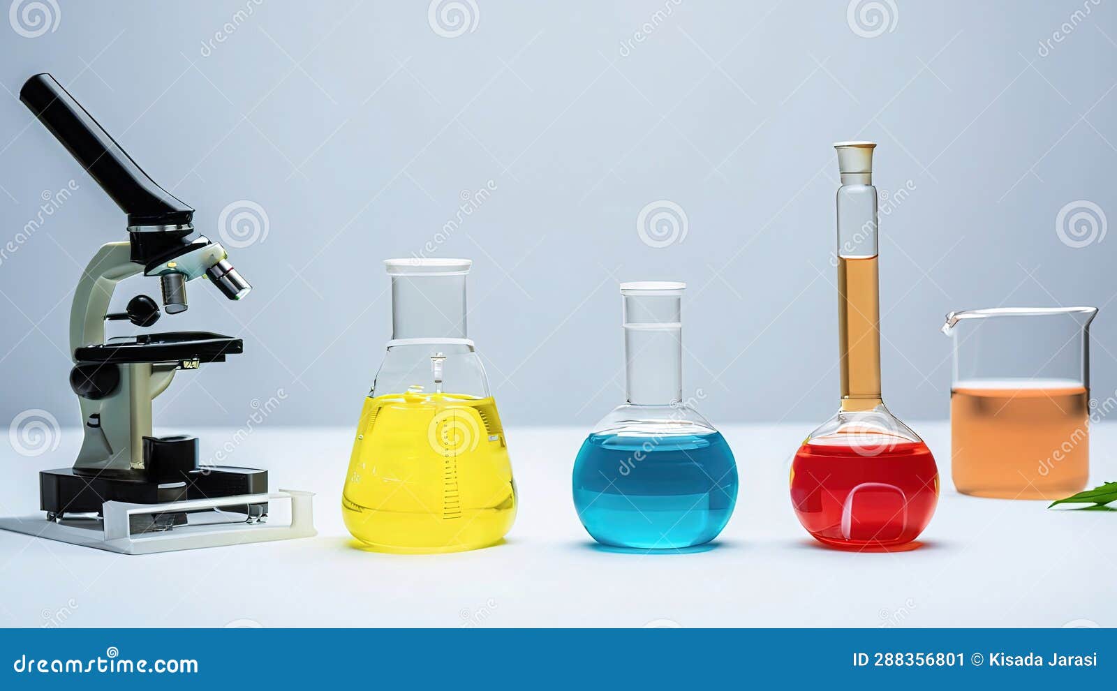 The Scientist is Doing an Experiment in the Science Room Stock ...