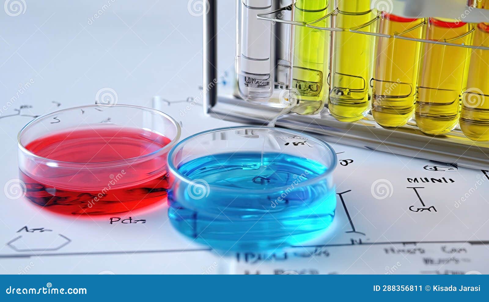 The Scientist is Doing an Experiment in the Science Room Stock ...