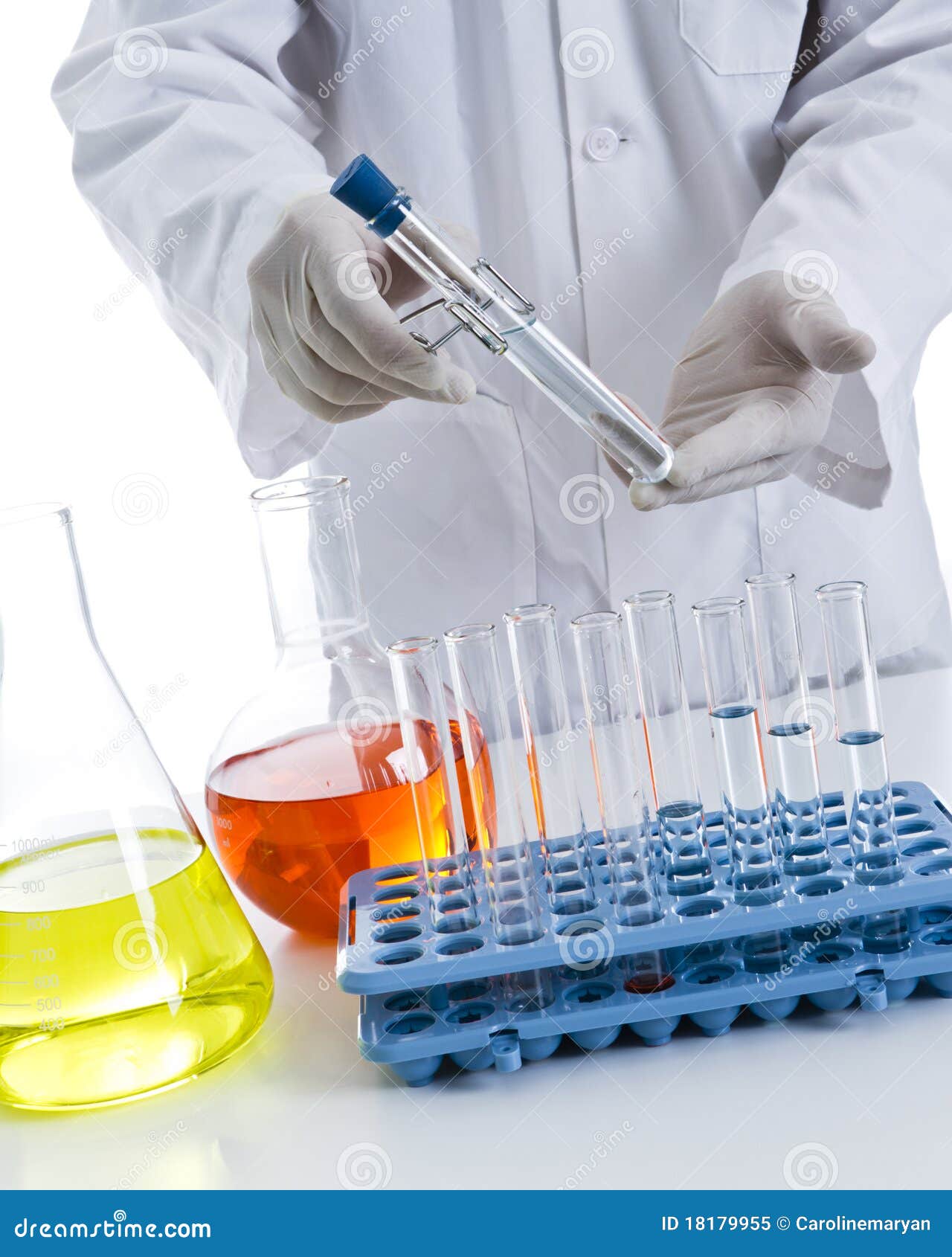 Scientist with Equipment stock image. Image of healthcare - 18179955