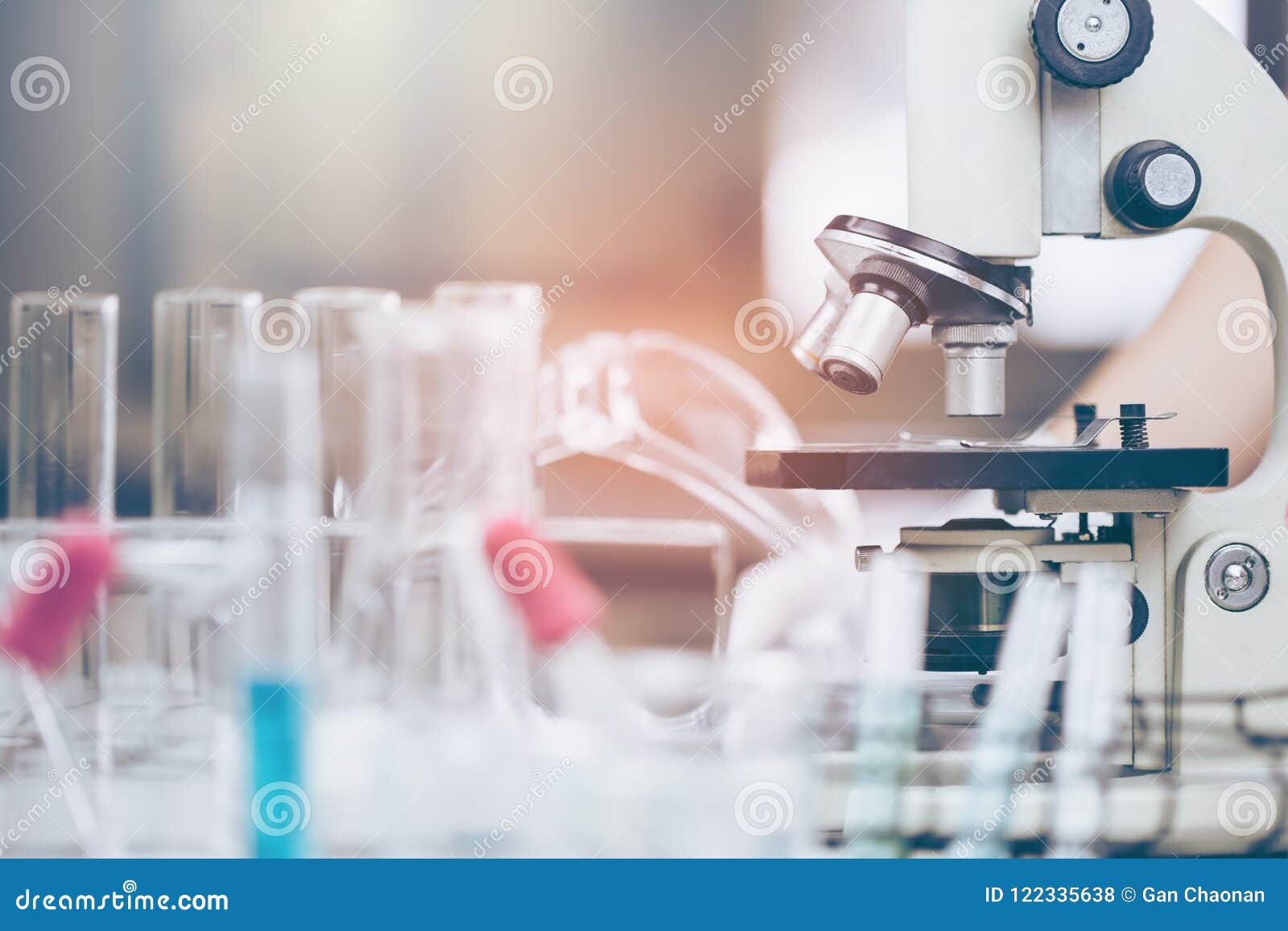 Scientist with Equipment and Science Experiments Stock Photo - Image of ...