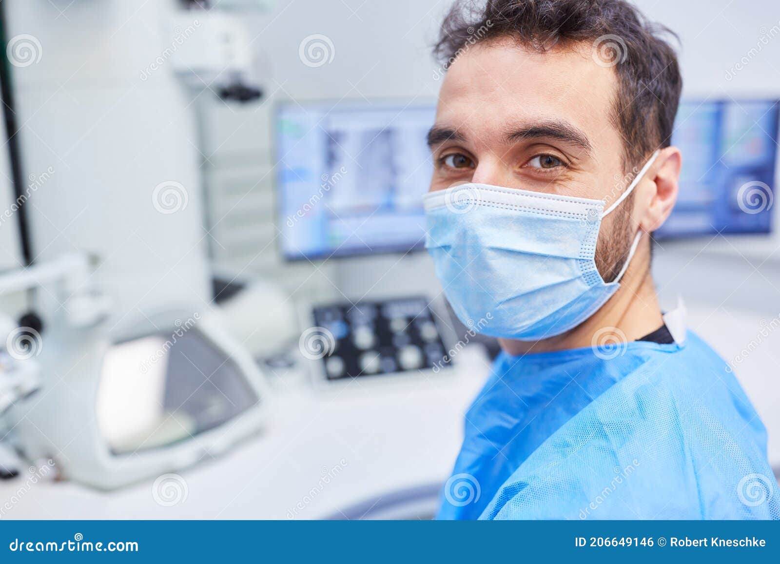 Scientist Evaluating on the Computer in the Laboratory Stock Photo ...
