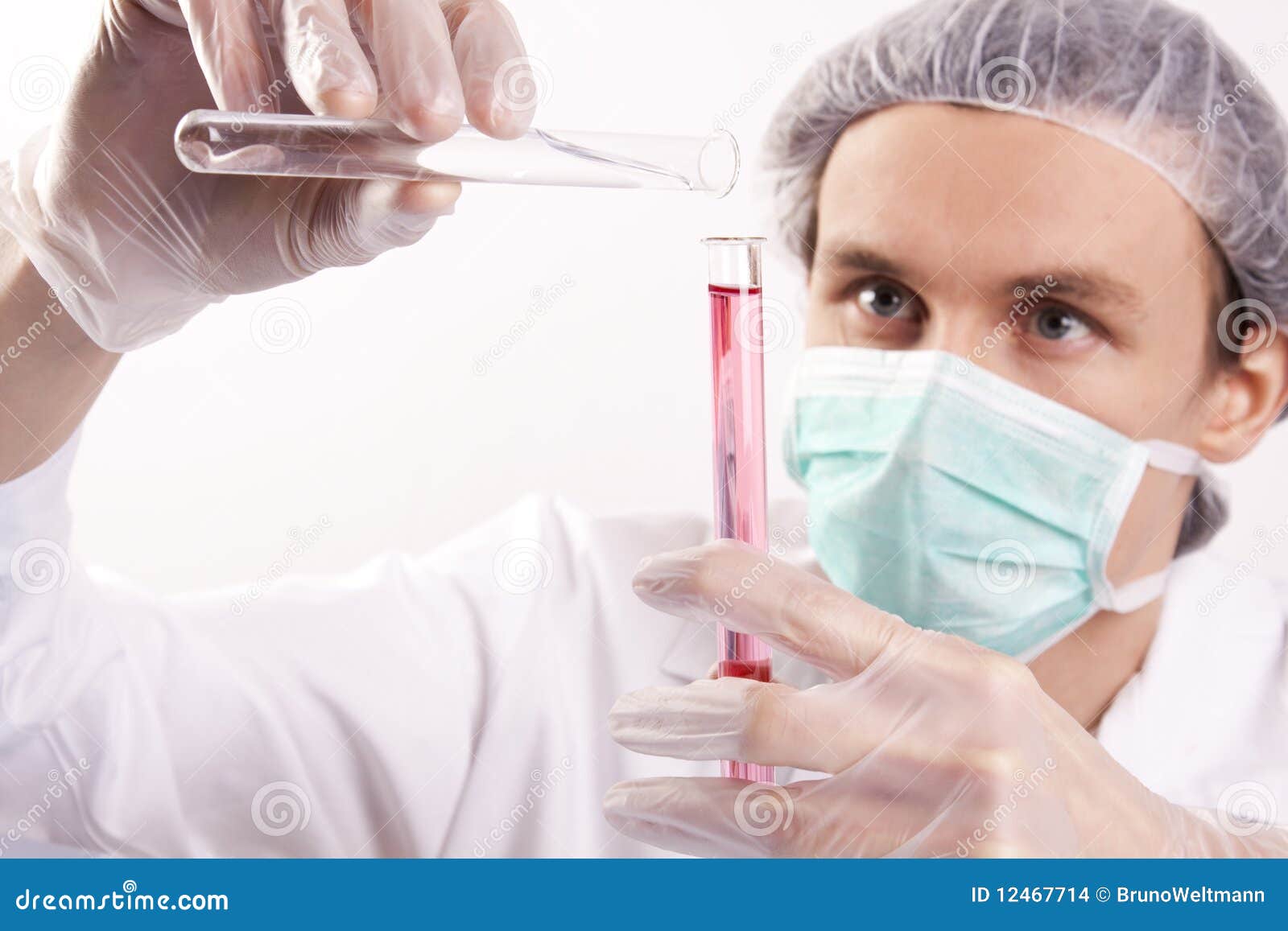 Scientist Experimenting stock photo. Image of information - 12467714