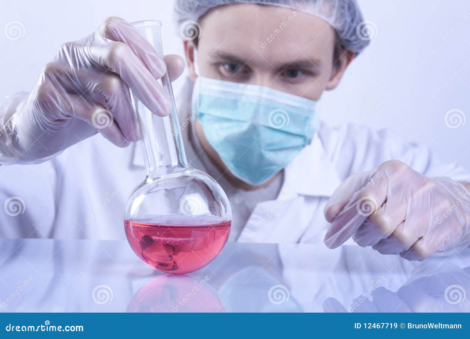 Scientist Experimenting stock image. Image of information - 12467719