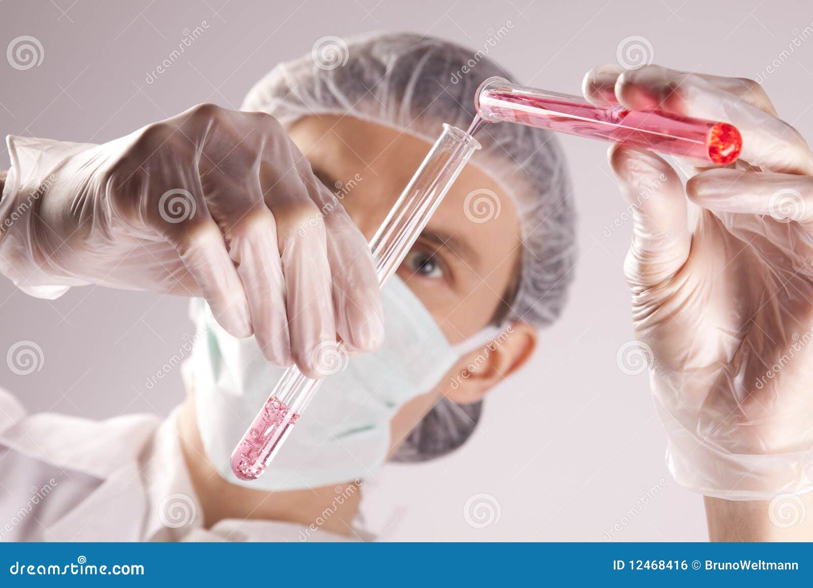 Scientist Experimenting stock photo. Image of analysing - 12468416