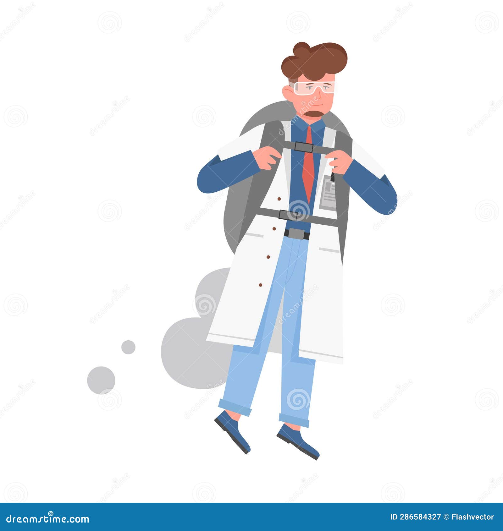 Scientist Flight Experiment Stock Illustration - Illustration of treatment, technology: 286584327