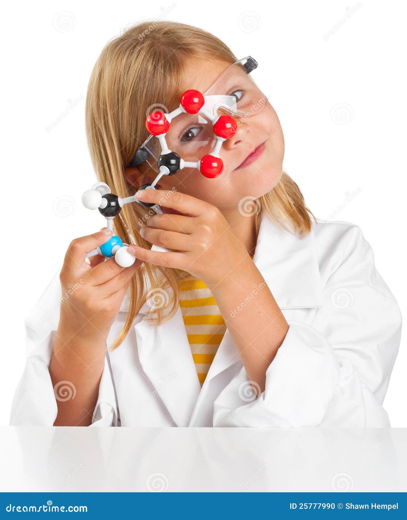 Scientist girl stock photo. Image of scientist, portrait - 25777990