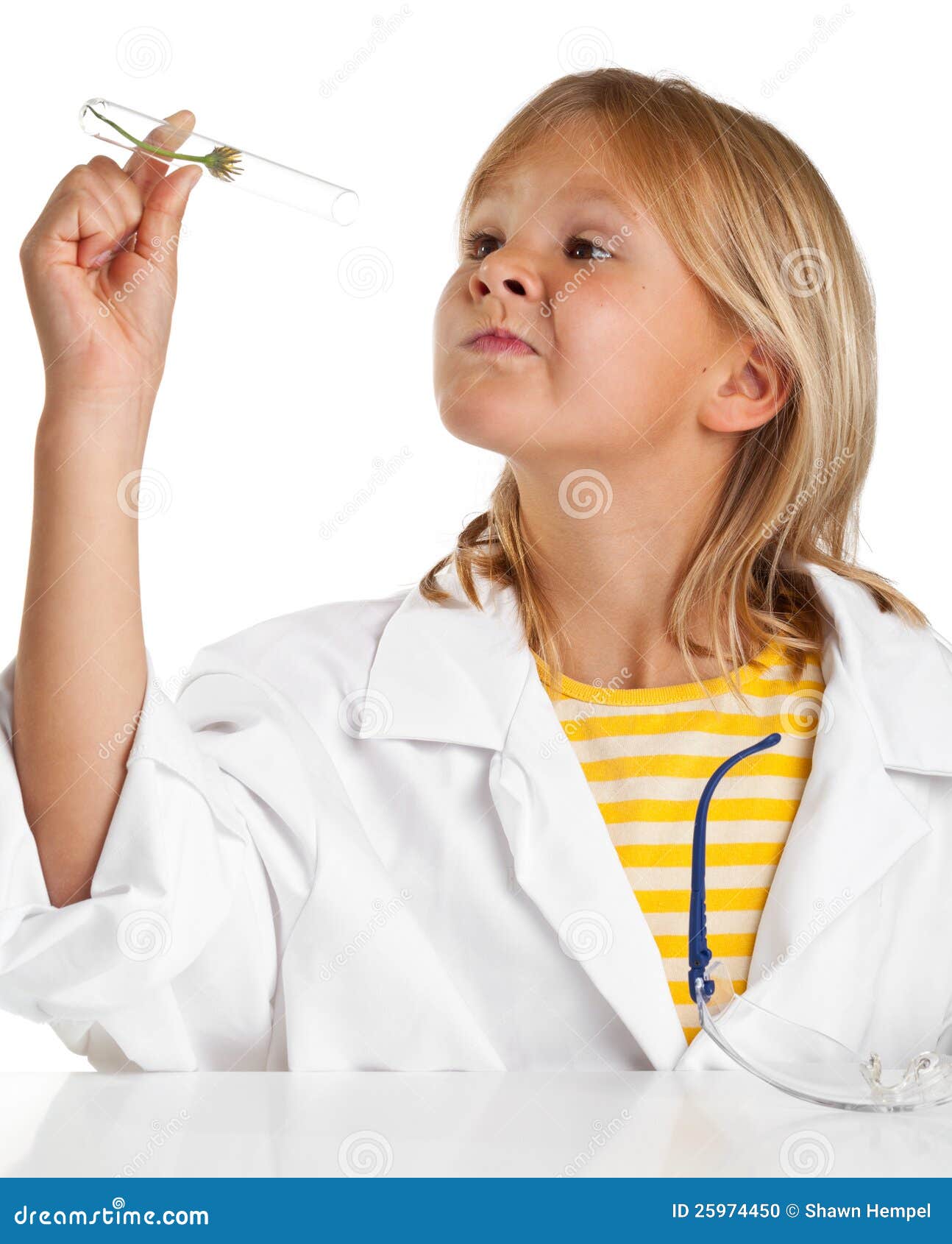 Scientist girl stock photo. Image of scientist, tube - 25974450