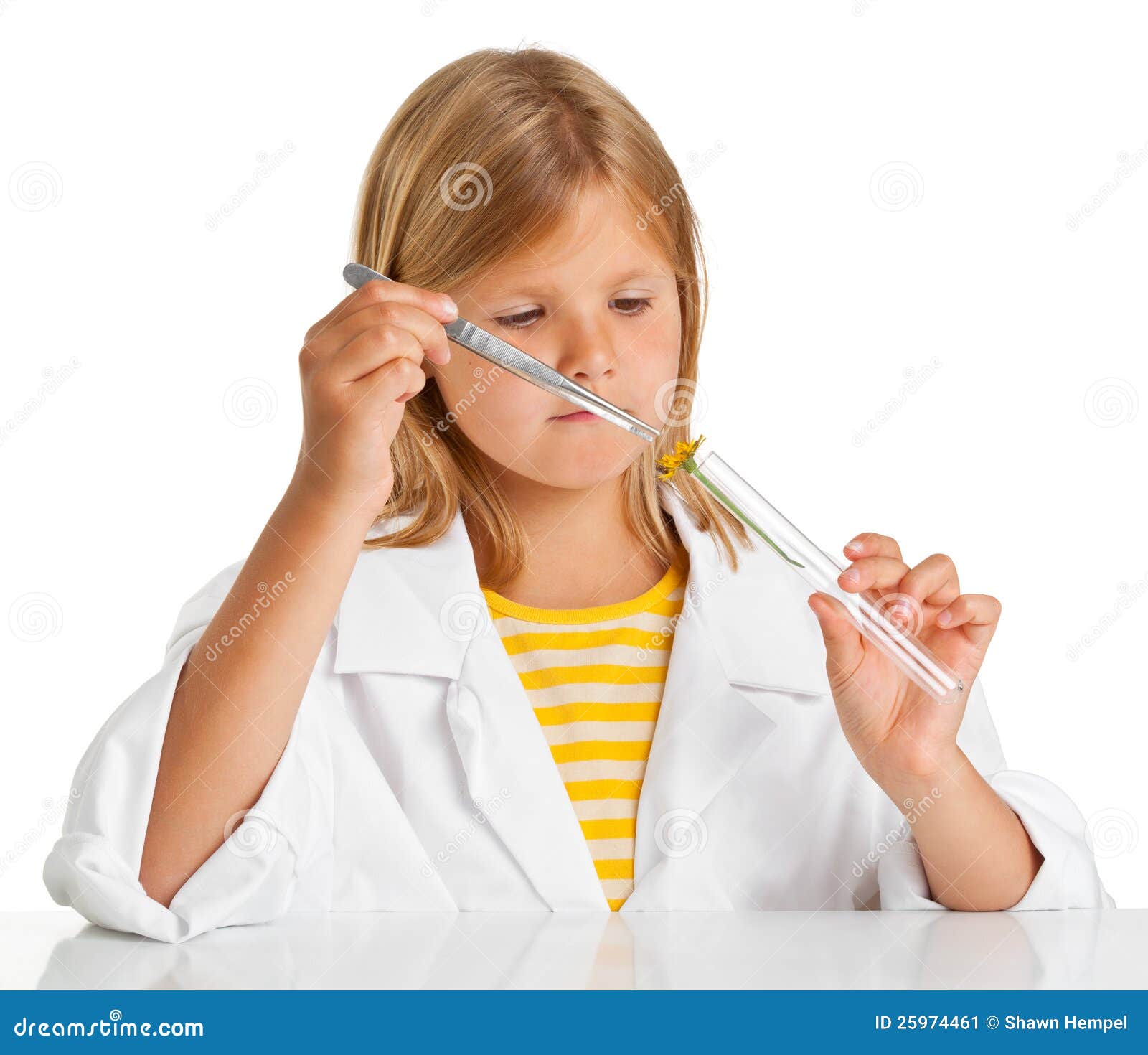 Scientist girl stock image. Image of study, research - 25974461
