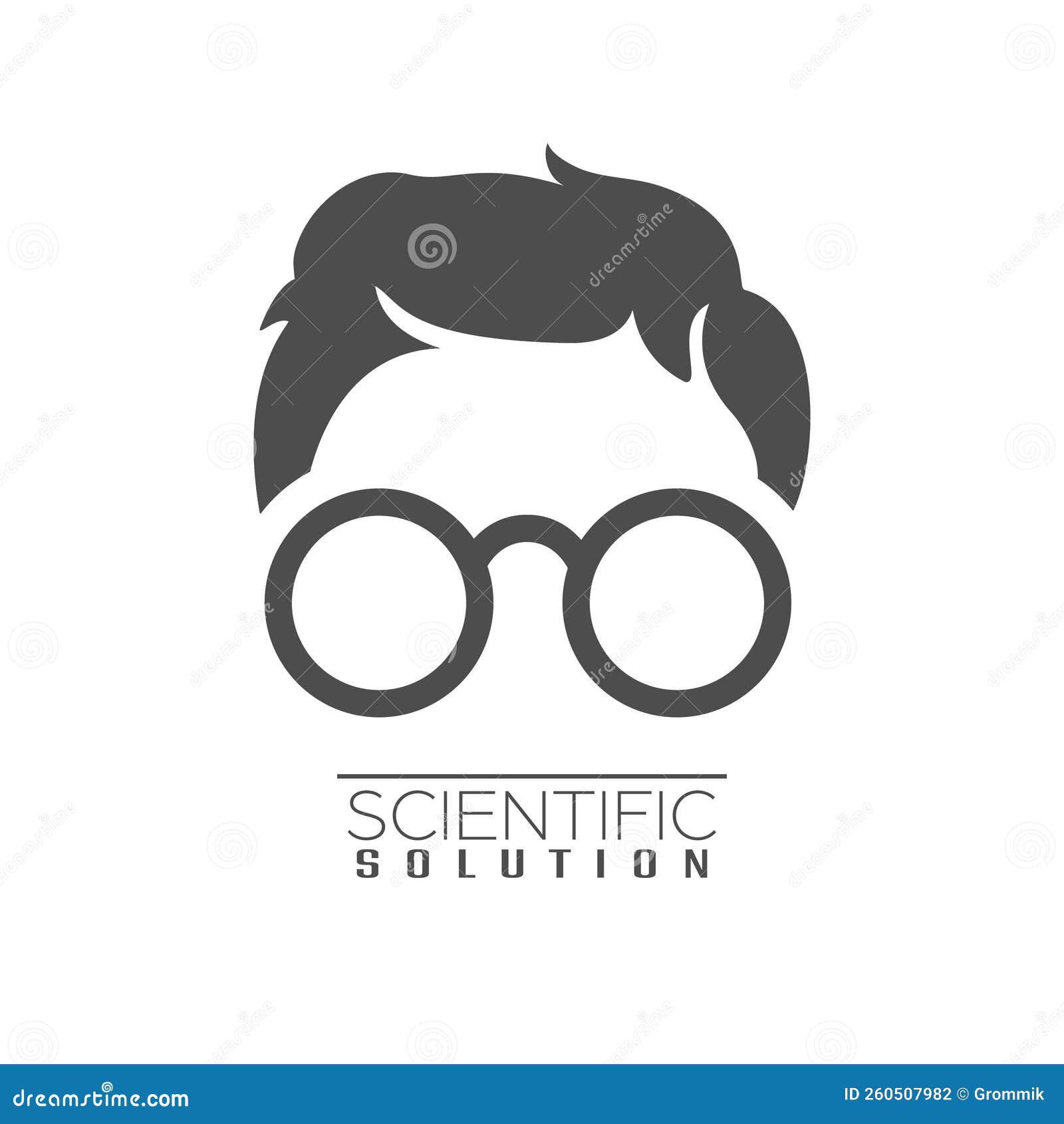 Scientist. Hairstyle and Glasses, a Template for Web Design and ...