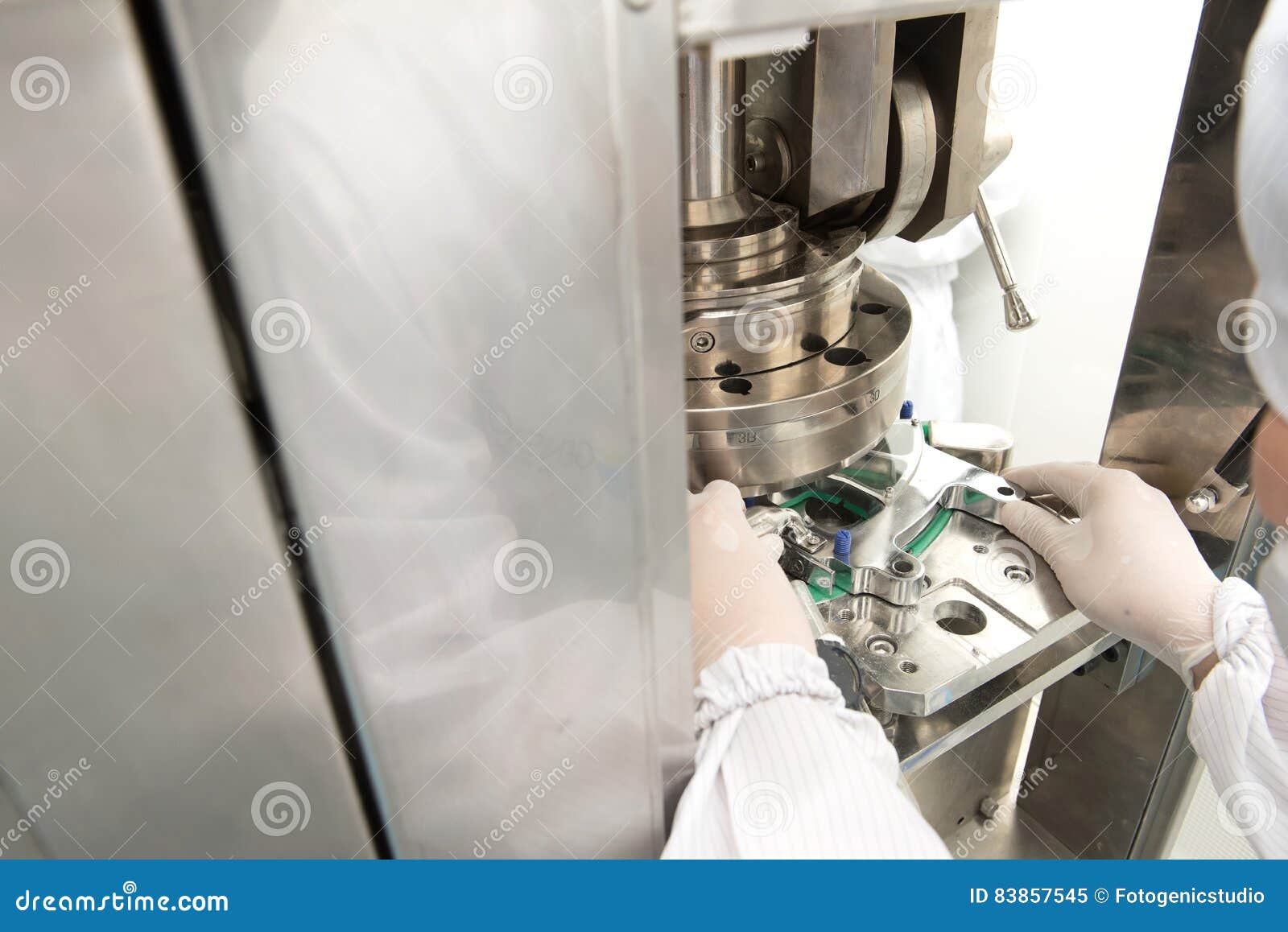 Scientist Hand Working at Pharmacy Microbiology Laboratory Stock Image ...