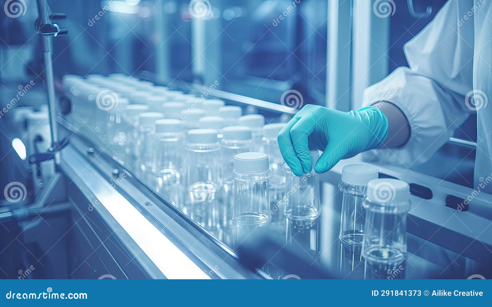 Scientist Hand Working with Test Tube in Laboratory, Science Research ...