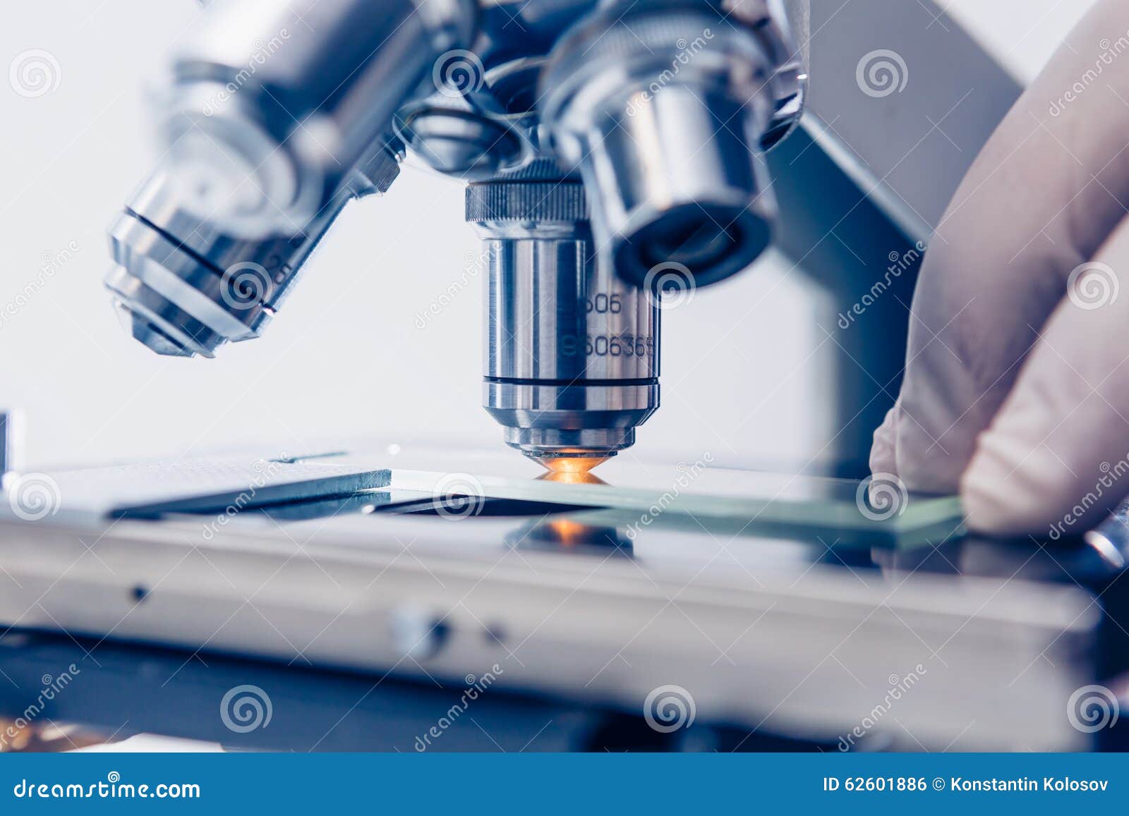 Scientist Hands with Microscope Stock Photo - Image of doctor, research ...