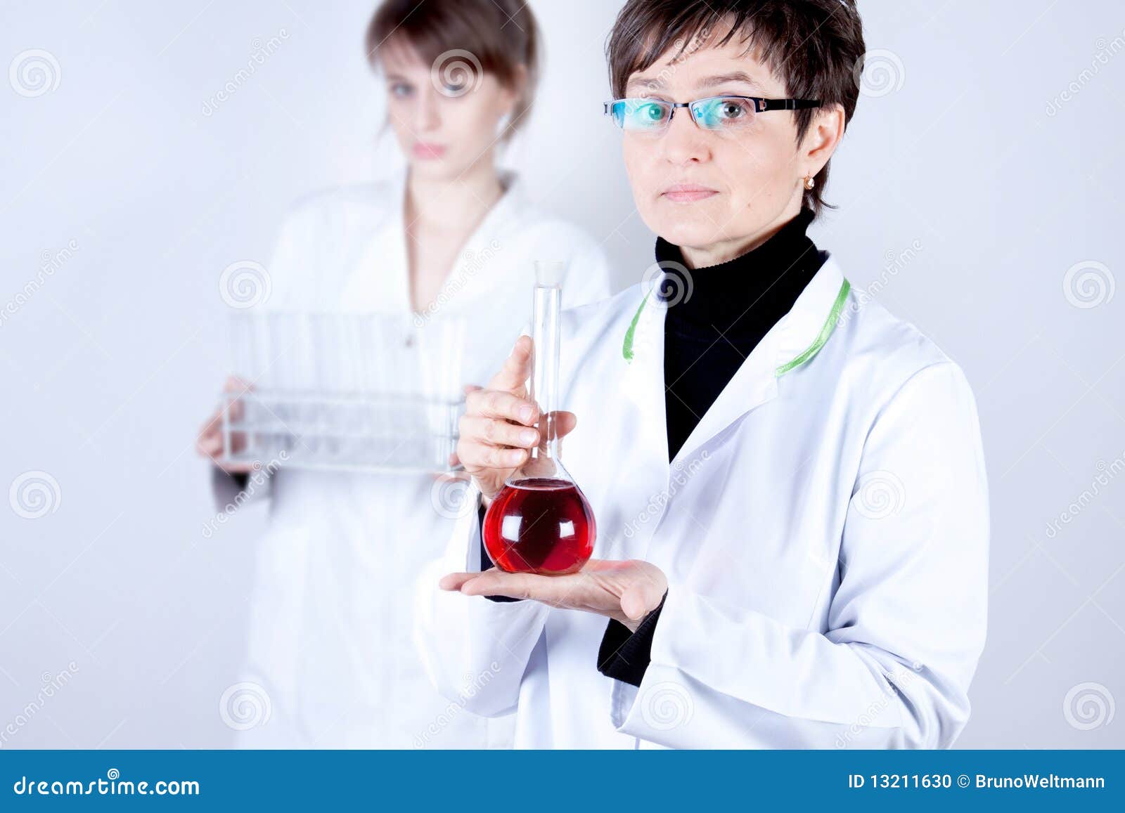 Scientist and Her Assistant Stock Photo - Image of experience, business ...